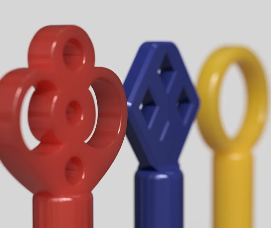 SECRET KEYS by Humble DIY | Download free STL model | Printables.com
