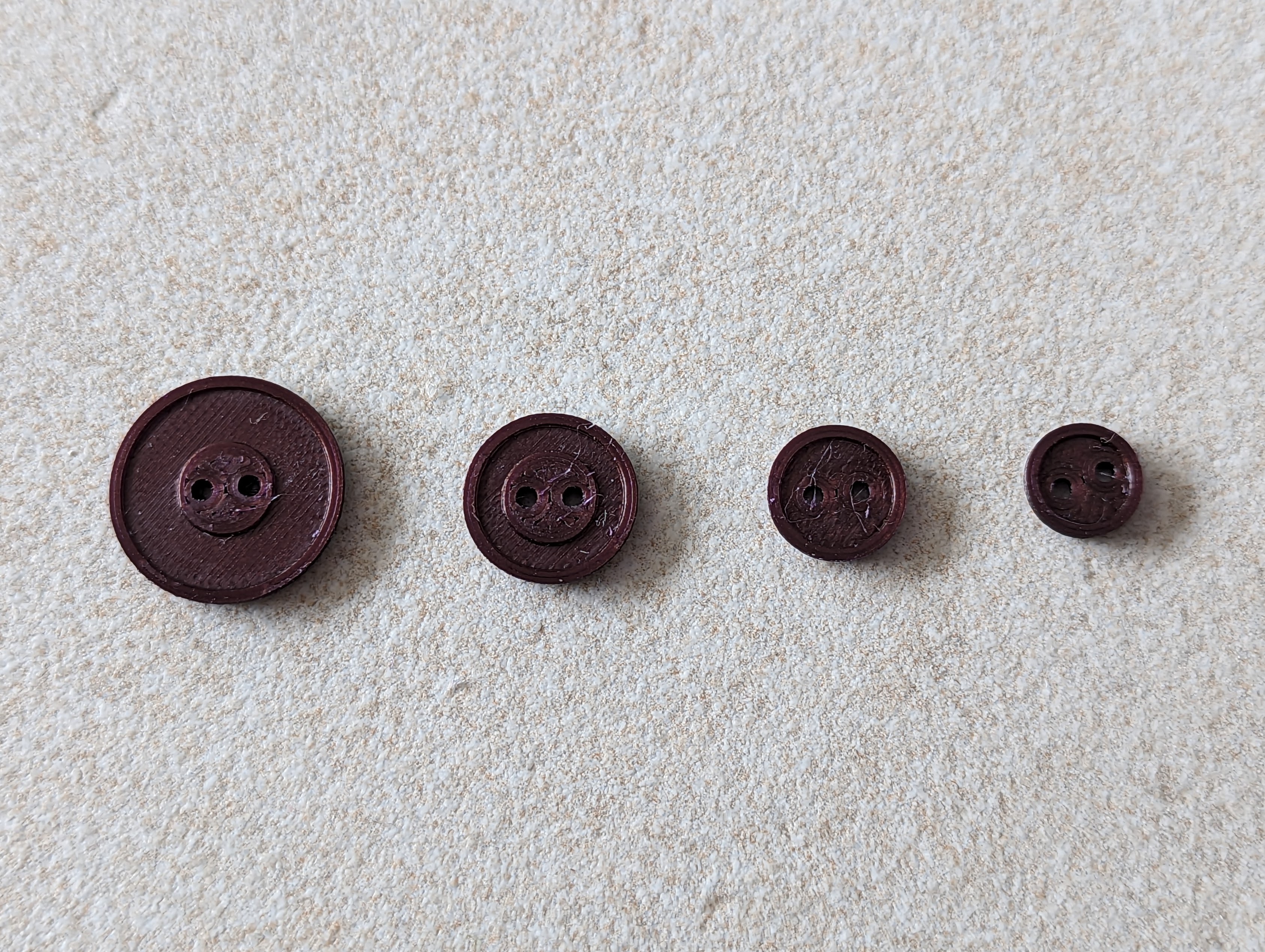 Edged Round Button by adsw | Download free STL model | Printables.com