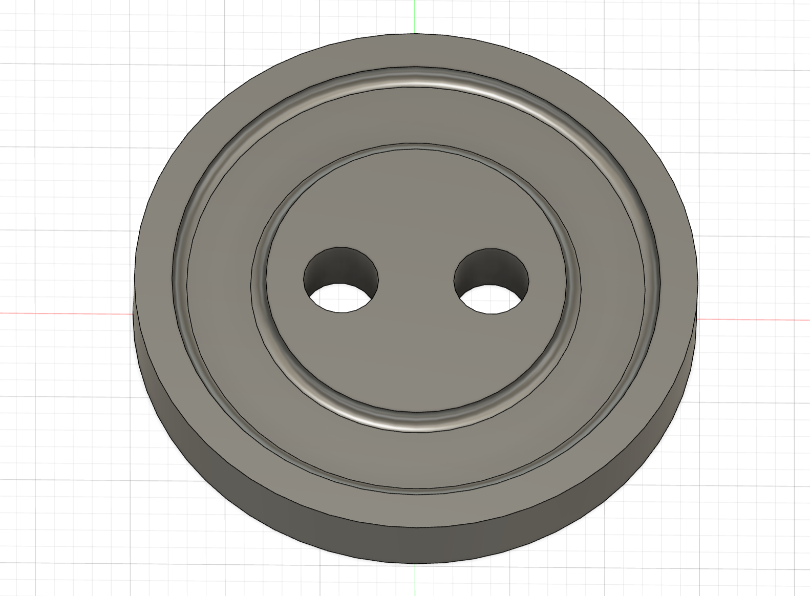 Edged Round Button by adsw | Download free STL model | Printables.com