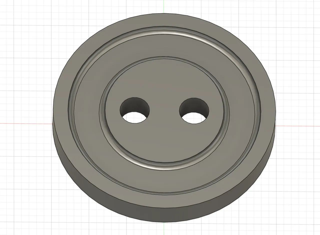 Edged Round Button by adsw | Download free STL model | Printables.com