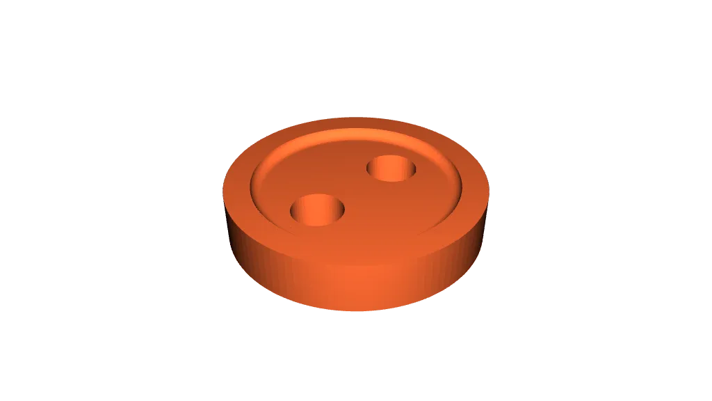 Edged Round Button by adsw | Download free STL model | Printables.com