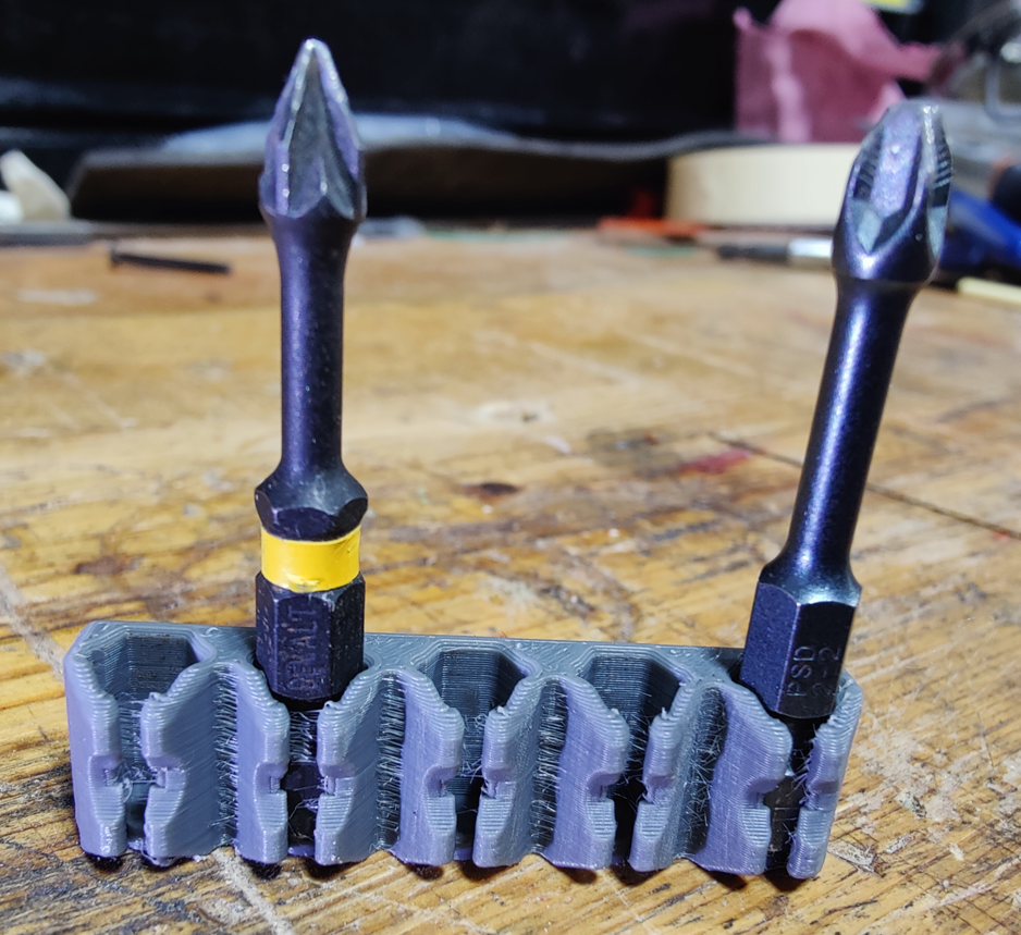 Hex Bit Holder (V3) by DoomMeister | Download free STL model | Printables.com