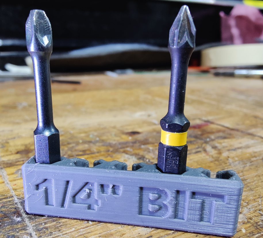 Hex Bit Holder (V3) by DoomMeister | Download free STL model ...