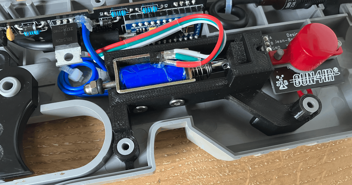Gun4IR GCON45 Solenoid model 0530 Support by AdrienAG | Download free ...