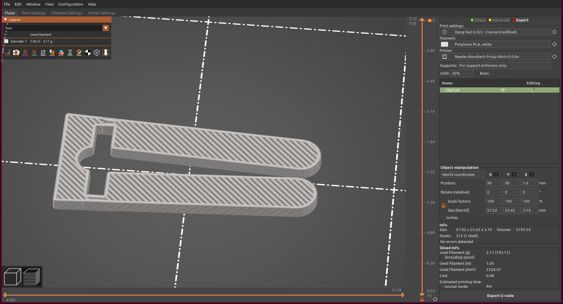 Ceiling-fan Balancing Clip by Jérémy Reeder | Download free STL model ...