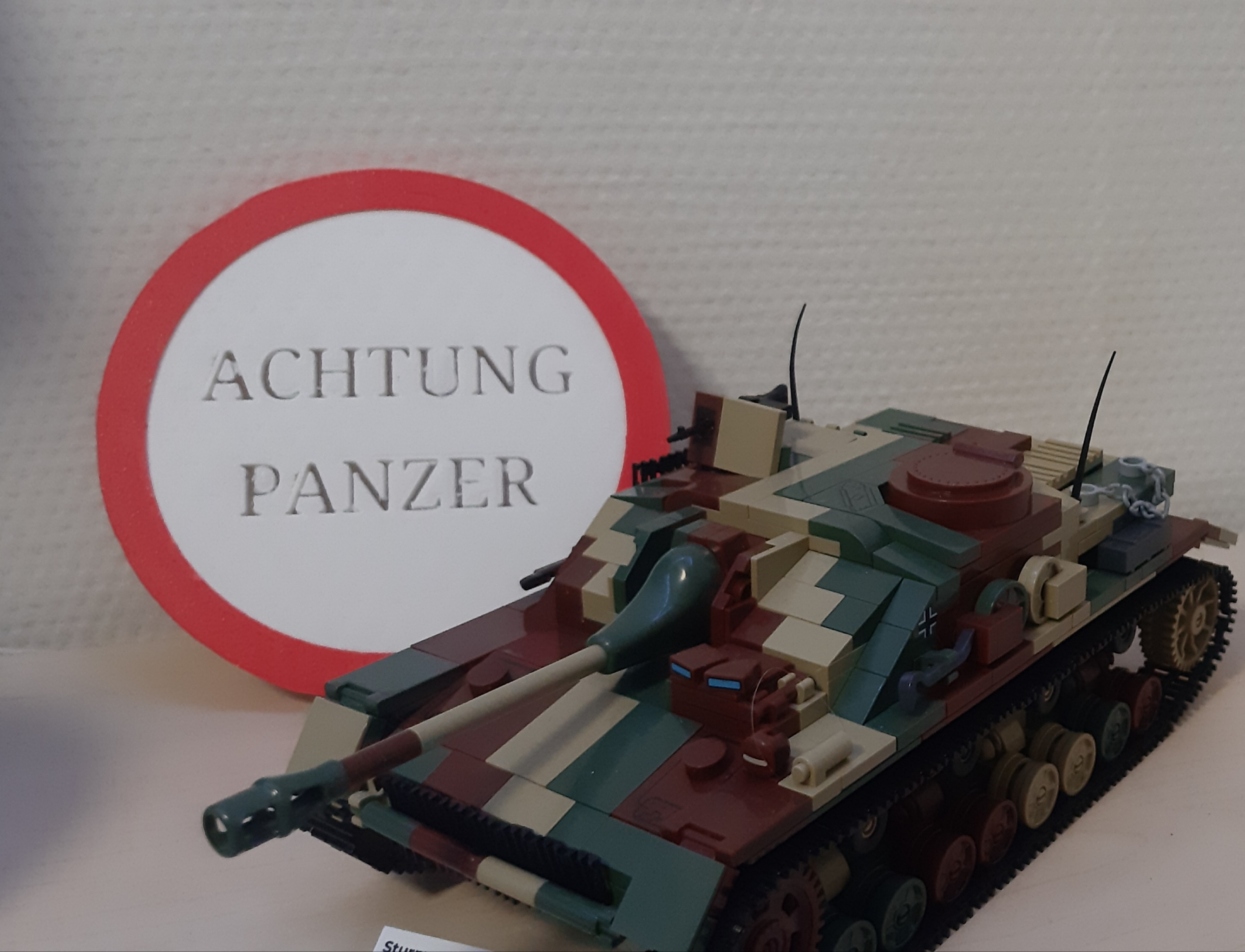 "Achtung Panzer" sign by Plutohorlyck | Download free STL model ...