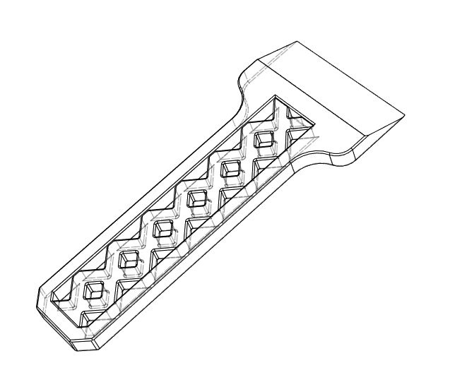 scraper with replaceable blade / out of one piece by Markus_T ...