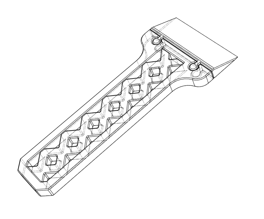 scraper with replaceable blade / out of one piece by Markus_T ...