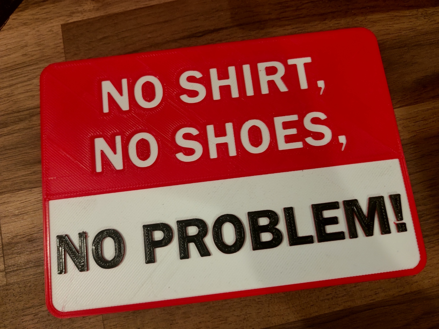 No Shirt, No Shoes, No Problem? by Torque | Download free STL model ...