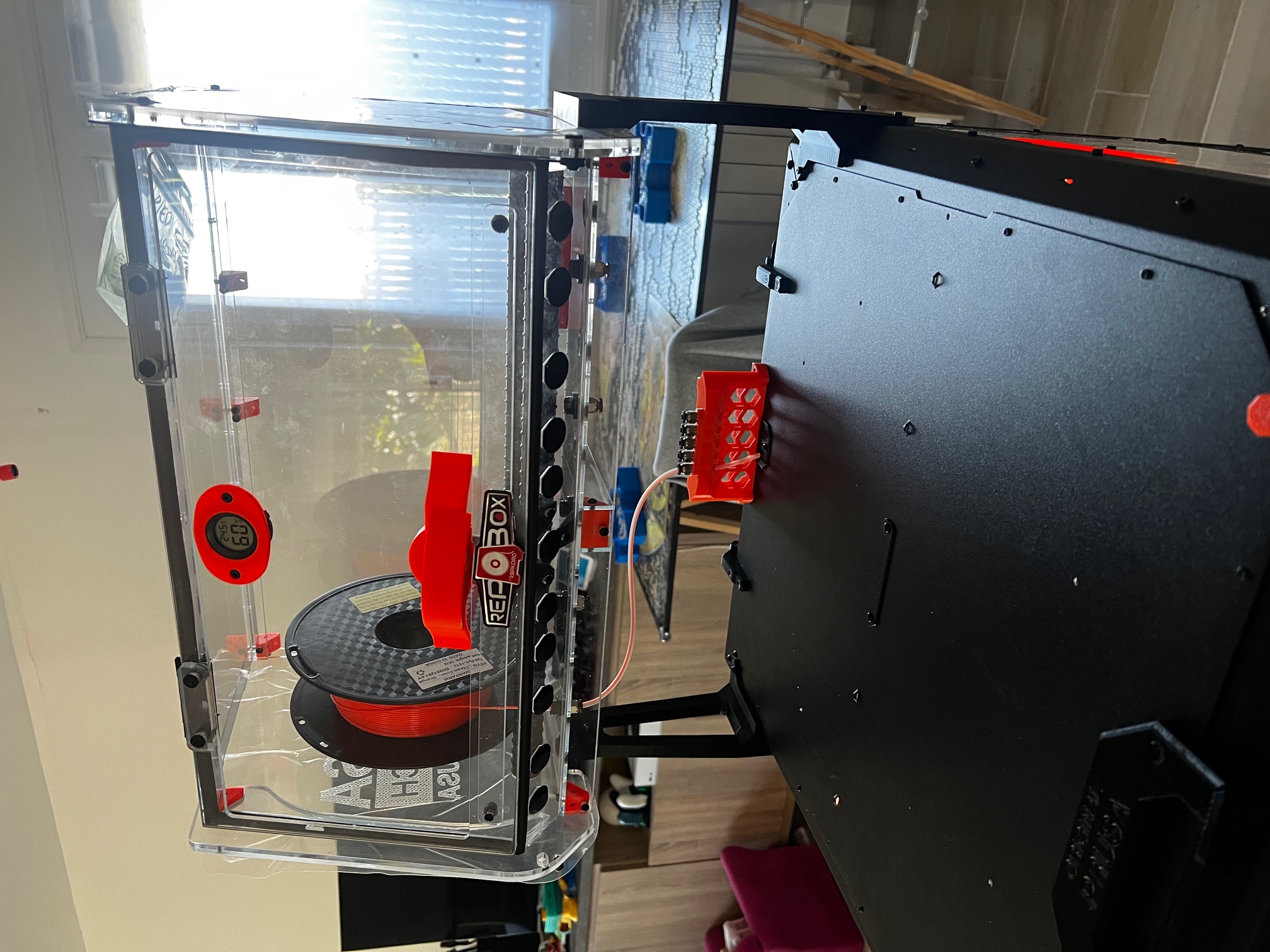 MMU2 tube feeder for the Prusa enclosure with repbox 2.5 by aosilver ...