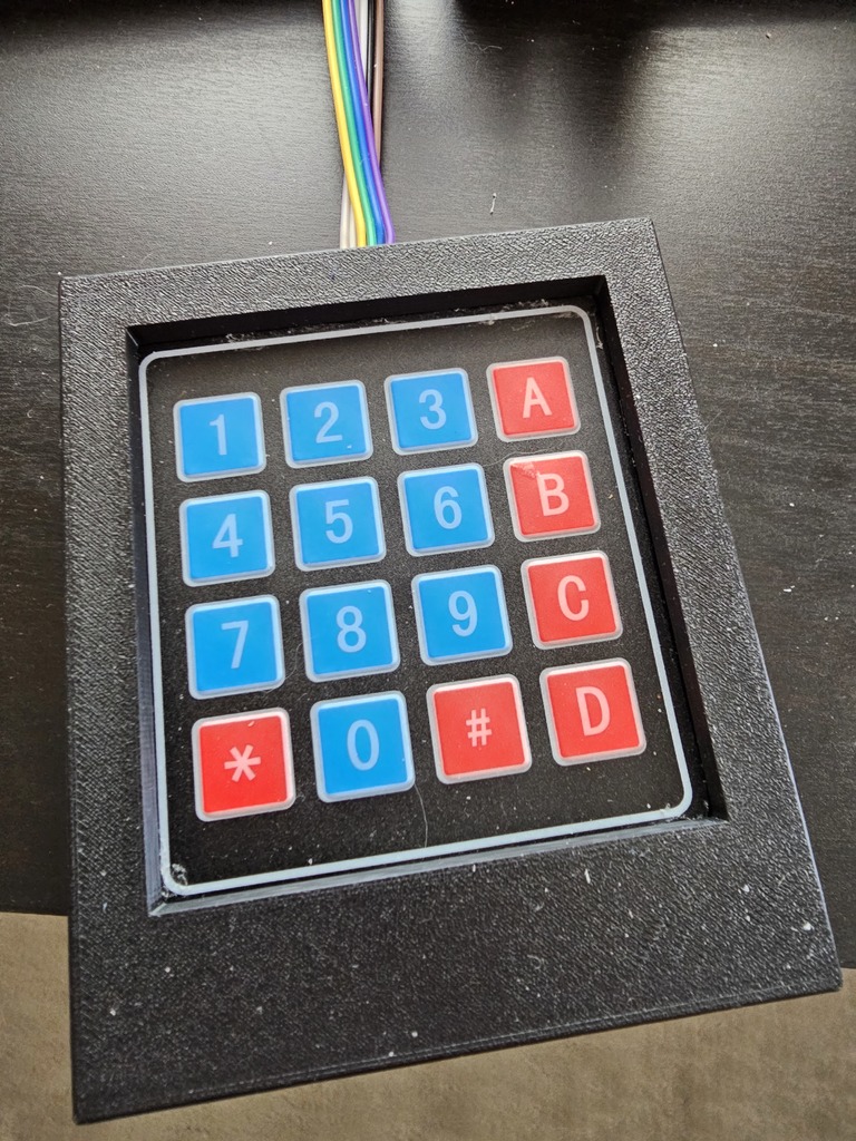 4x4 Membrane Keypad by ebarnes | Download free STL model | Printables.com