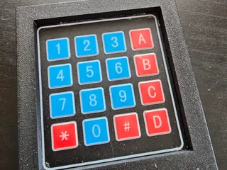 4x4 Membrane Keypad by ebarnes | Download free STL model | Printables.com