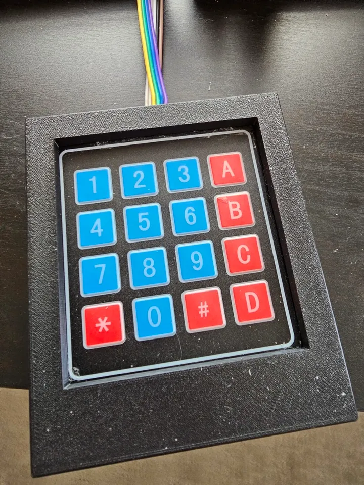4x4 Membrane Keypad by ebarnes | Download free STL model | Printables.com