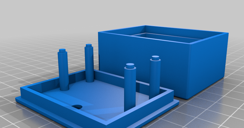 SR04 Distance Sensor Case by ebarnes | Download free STL model ...