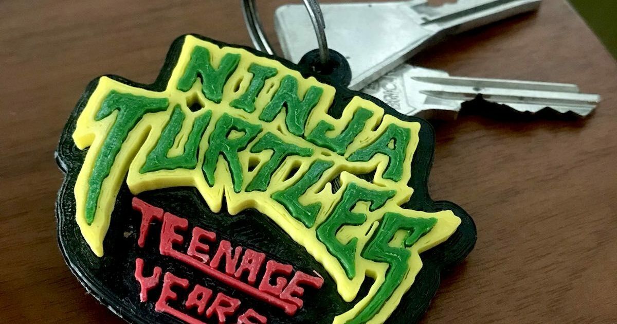 NINJA TURTLES HOMEMADE KEYCHAIN by Humble DIY | Download free STL model ...
