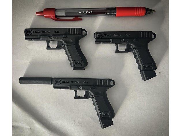 Glock Keychain's par Fluffy | Téléchargez gratuitement un modèle STL ...
