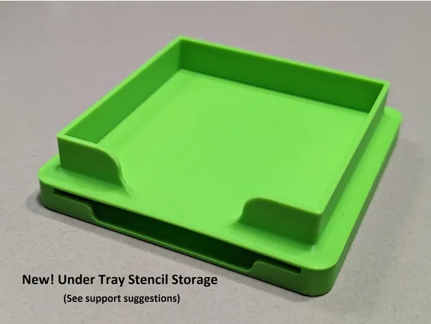 Sticky Note Stencil by Fluffy | Download free STL model | Printables.com