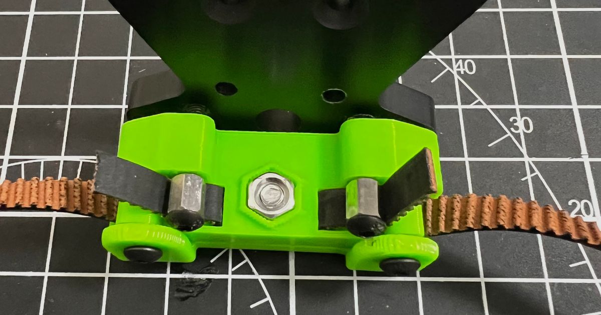 Ultimate belt Fixing block for 6mm belt Lerdge iX by Raidy | Download ...