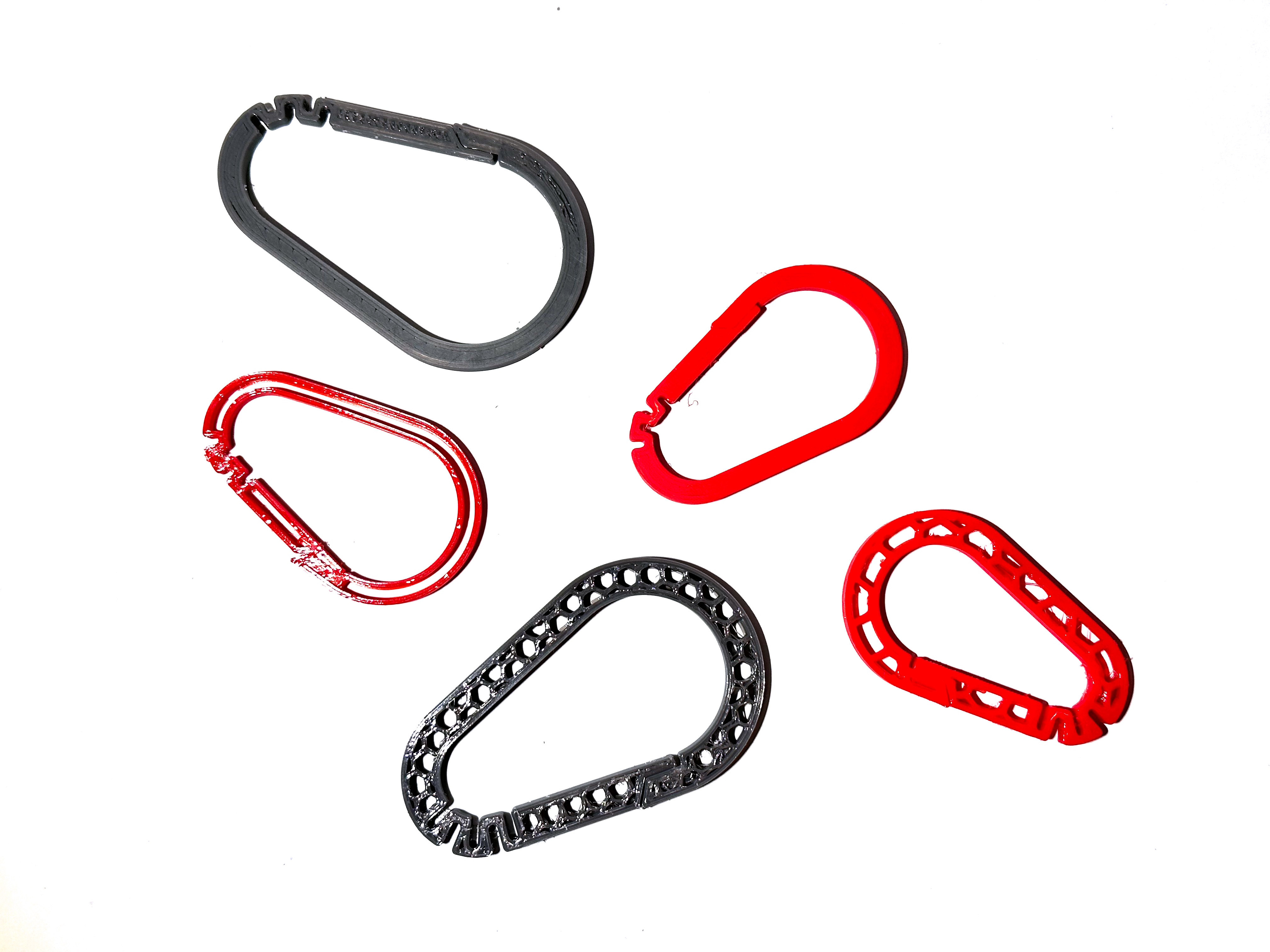 Simple Carabiner Clips - Style them your way! von GlennovitS 3D ...