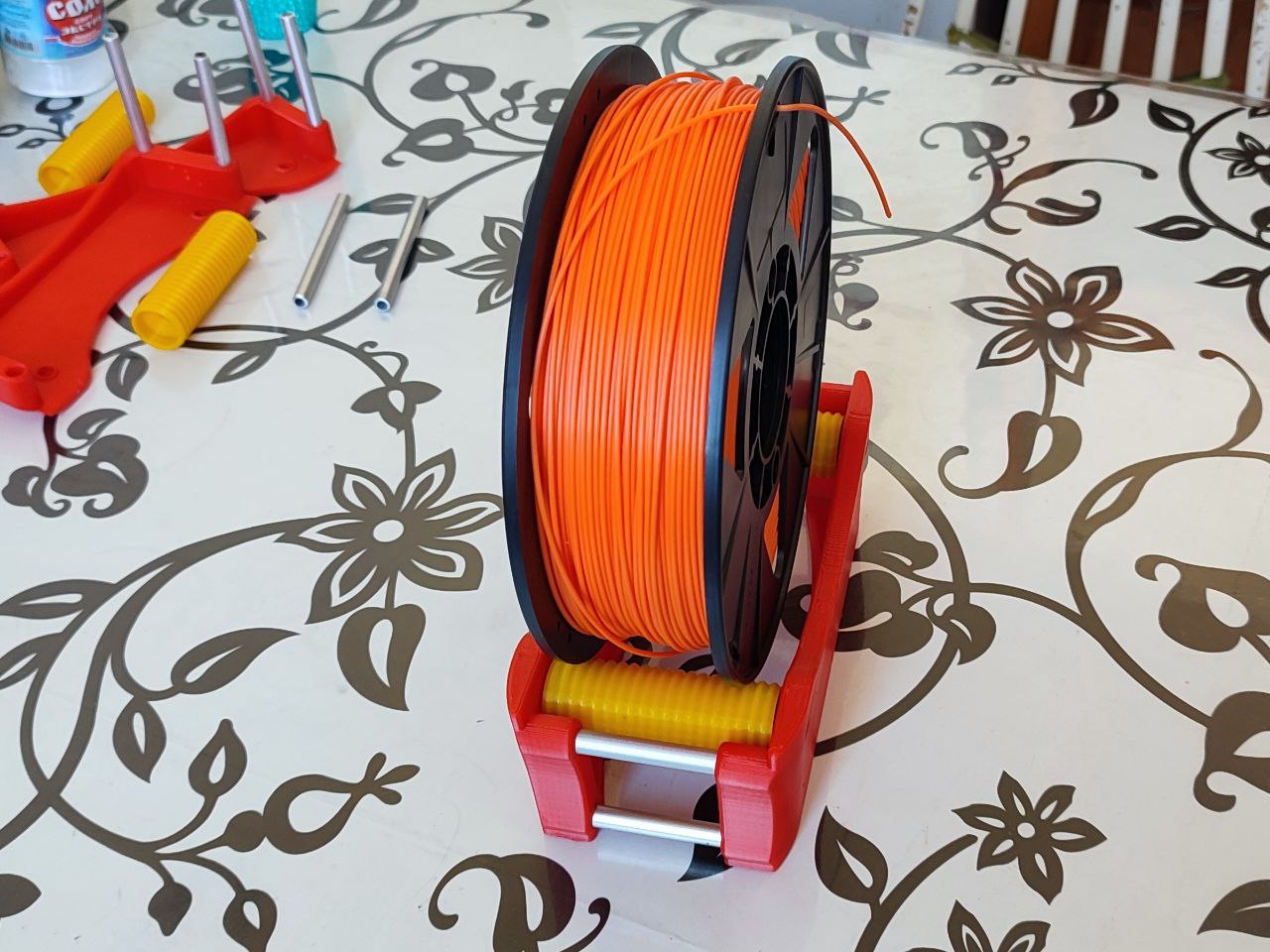 Filamet spool holder for drybox. by Dmitry Ermakov | Download free STL model | Printables.com