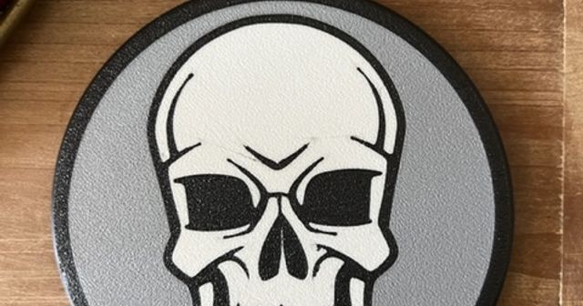 Skull Coaster by Aesth3tix | Download free STL model | Printables.com