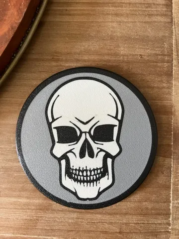 Skull Coaster by Aesth3tix | Download free STL model | Printables.com