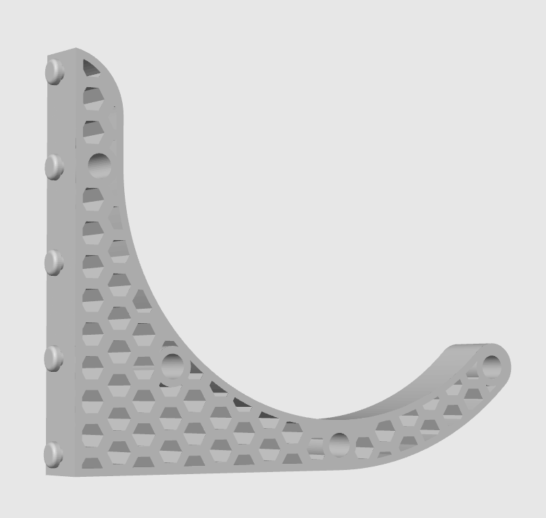 Filament shelf brackets for metal shelf siding por SurrealAqua ...