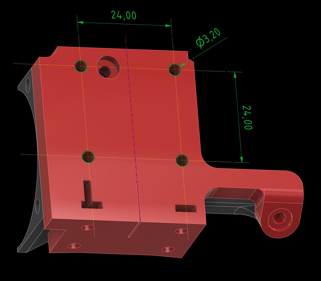 Universal tool carrier plate for Prusa MK3s extruder by Don Karnage ...