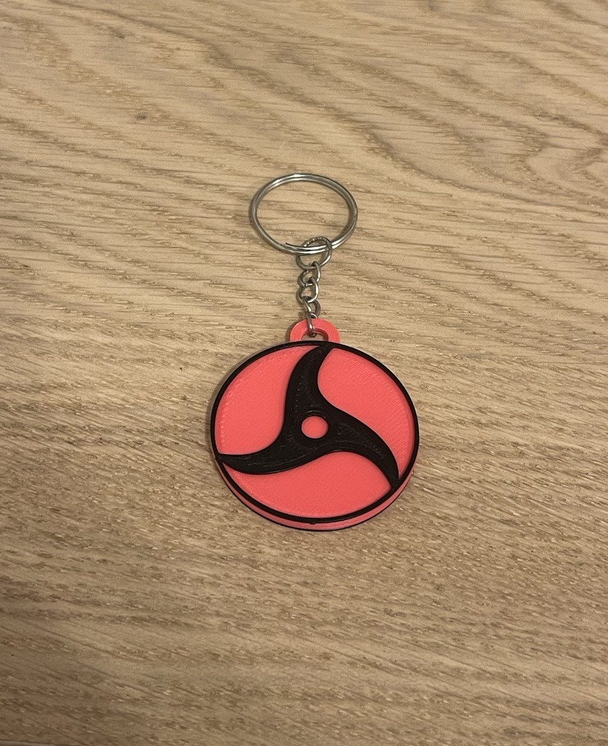 Itachi Sharingan keychain by Amit | Download free STL model | Printables.com