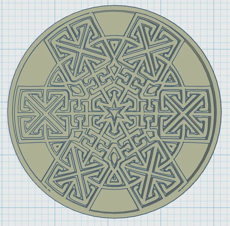Celtic Style Coaster 6 by Peter Ennist | Download free STL model ...