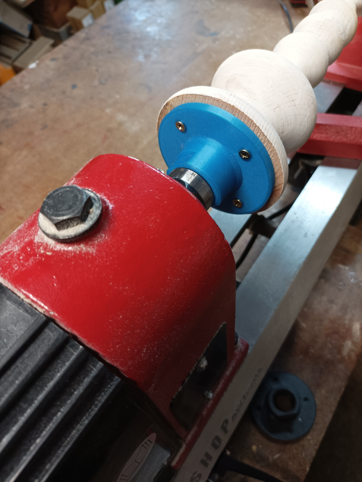Finishing faceplate for woodturning lathe by Chris | Download free STL ...