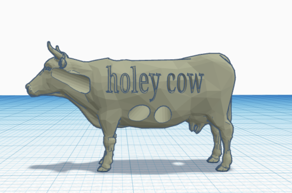 holey cow by Hoani3D | Download free STL model | Printables.com