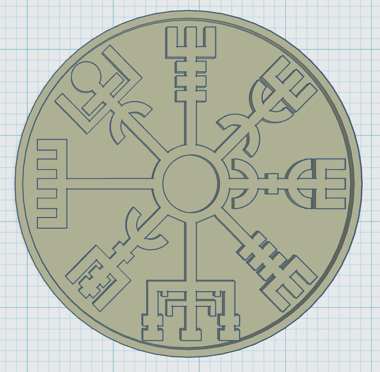 Viking Symbols Coaster 00 by Peter Ennist | Download free STL model ...