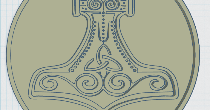 Viking Symbols Coaster 03 by Peter Ennist | Download free STL model ...