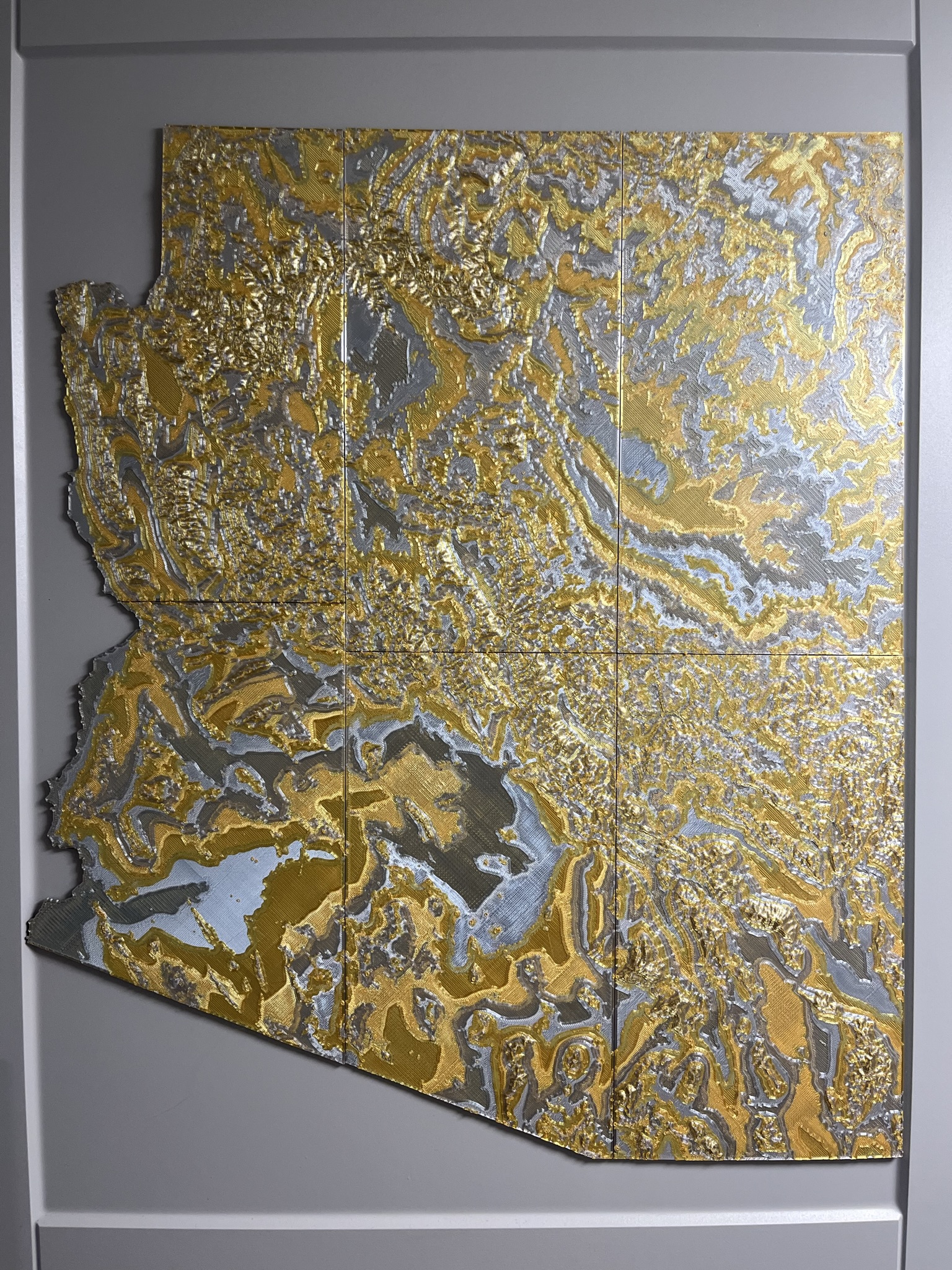 Arizona Topographic Map By Evey Bee Download Free STL Model Arizona Topographic Map By Evey Bee Download Free STL Model