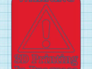 3D Printing Warning Sign by ConnorPrints | Download free STL model ...