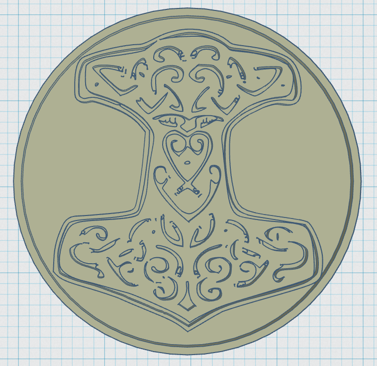 Viking Symbols Coaster 07 by Peter Ennist | Download free STL model ...