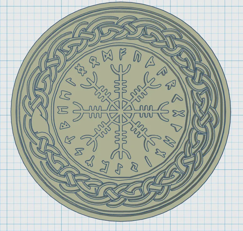 Viking Symbols Coaster 10 by Peter Ennist | Download free STL model | Printables.com