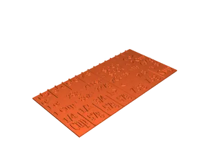 Butter ruler by Cyrus | Download free STL model | Printables.com