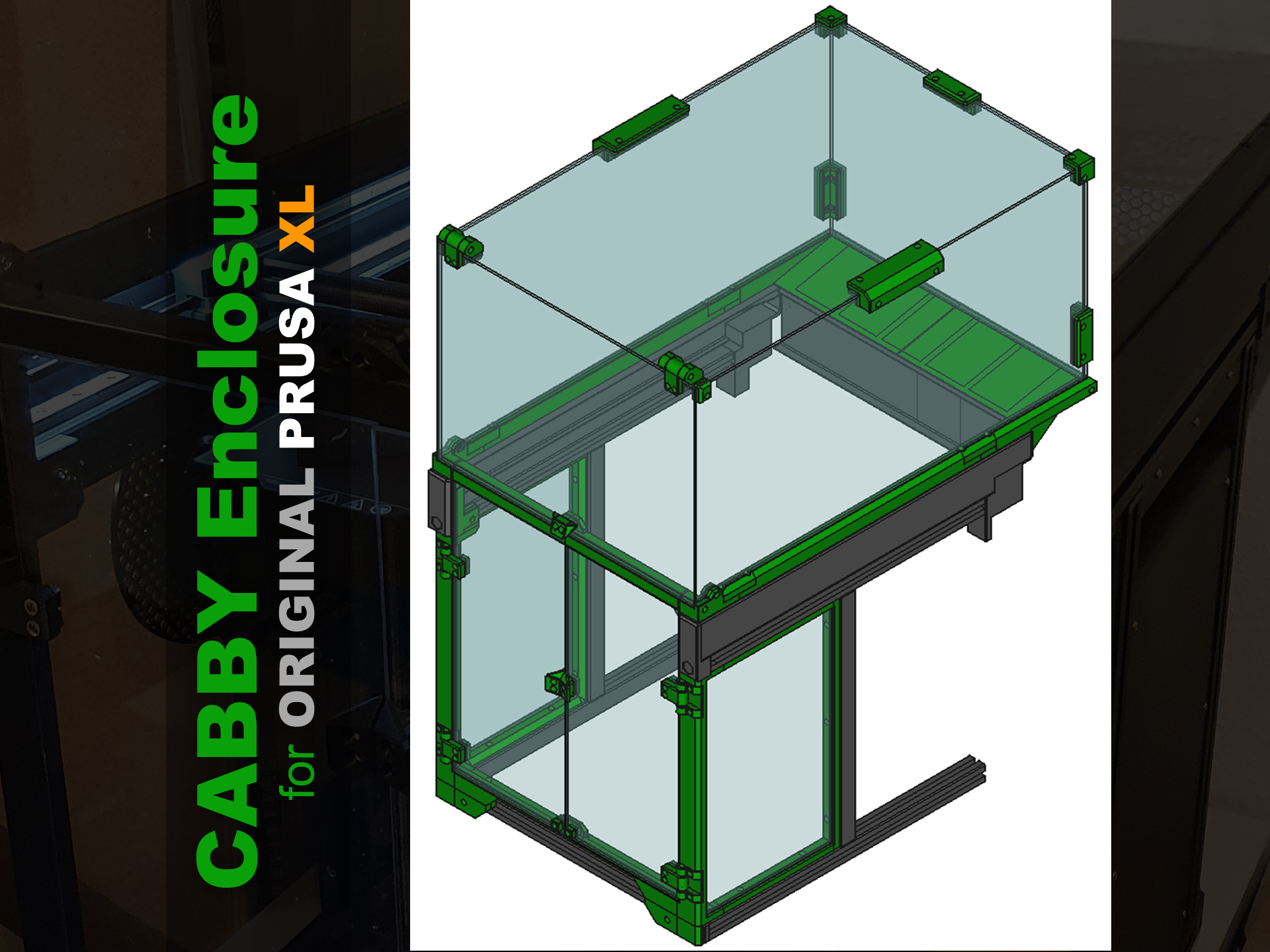 CABBY Enclosure for Original Prusa XL by stevQ | Download free STL ...