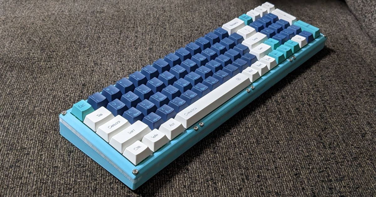 MECHANICAL KEYBOARD - 65% PLUS NUMPAD by Mad Mod Labs | Download free STL model | Printables.com