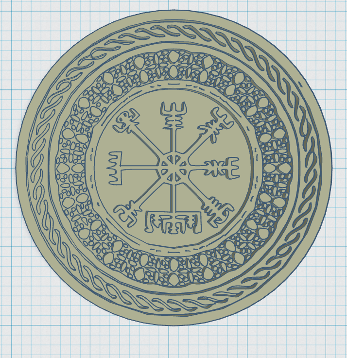 Viking Symbol Coaster 11 by Peter Ennist | Download free STL model ...