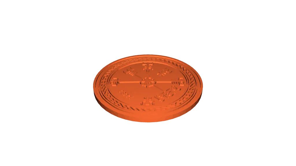 Viking Symbol Coaster 12 by Peter Ennist | Download free STL model ...