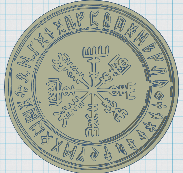 Viking Symbol Coaster 13 by Peter Ennist | Download free STL model ...