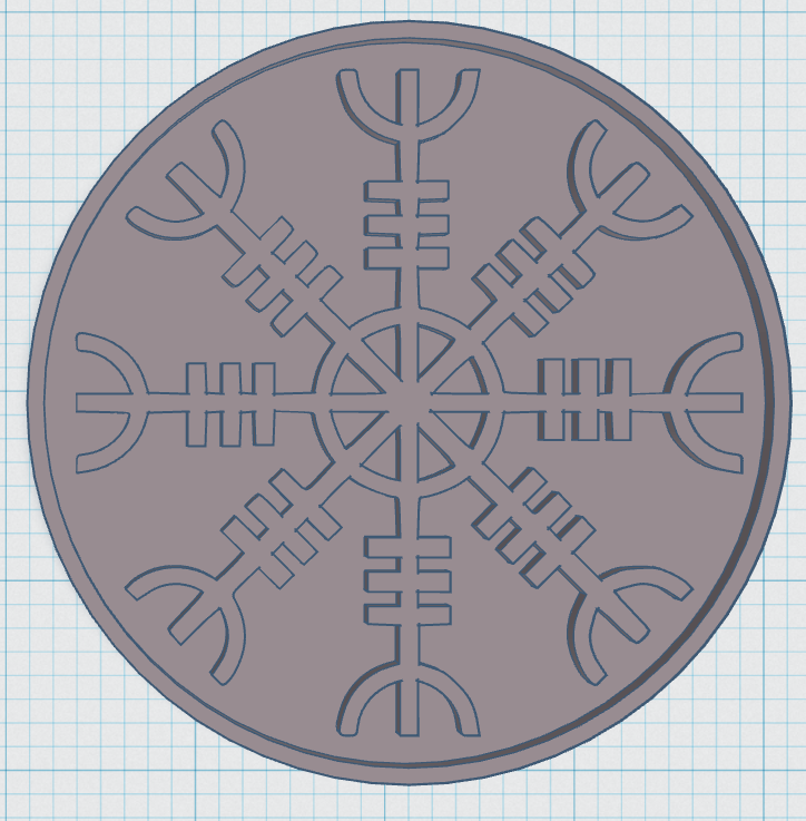 Viking Symbol Coaster 14 by Peter Ennist | Download free STL model ...
