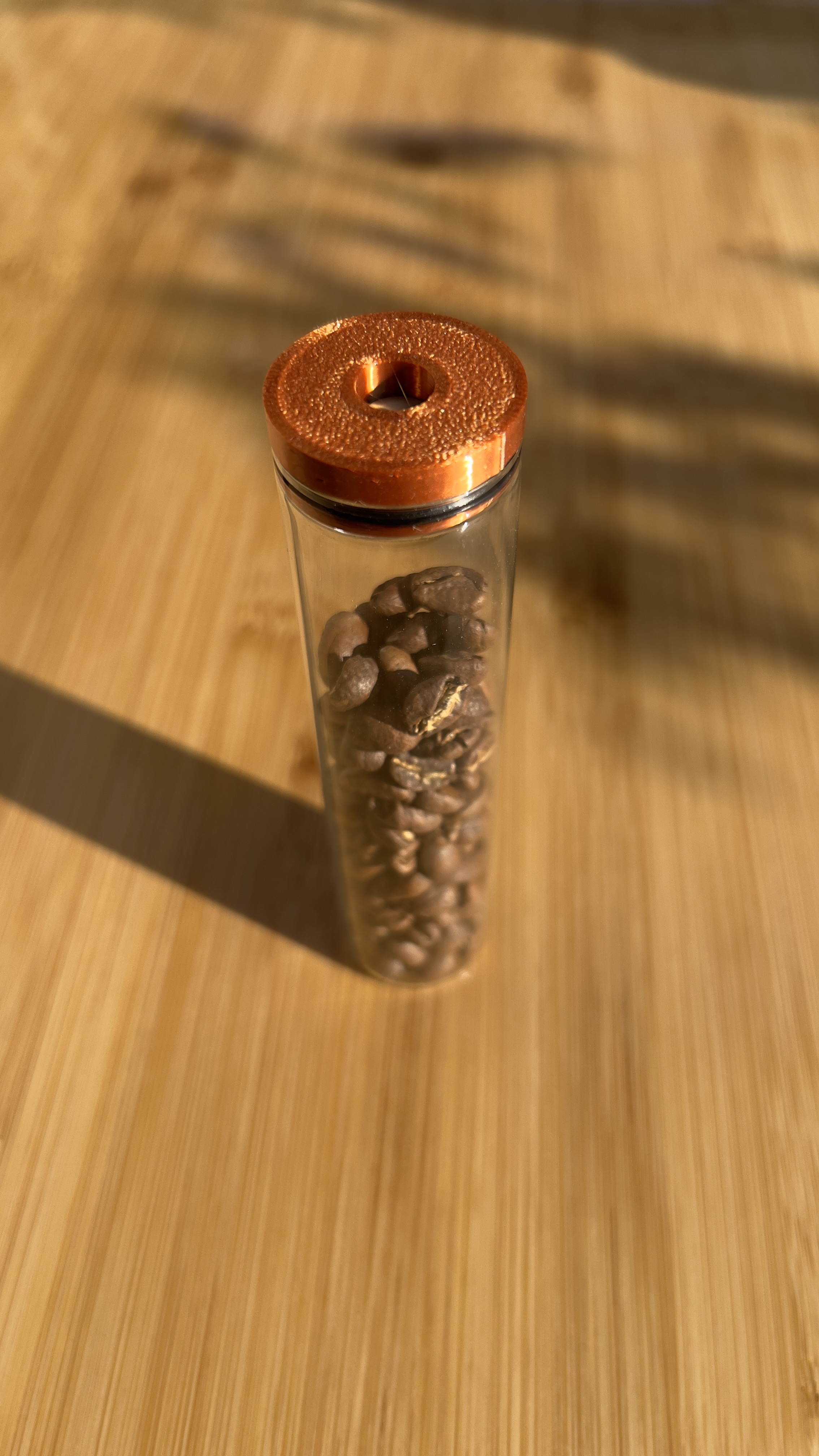 Coffee Bean Tube Cap by Panikraum | Download free STL model ...