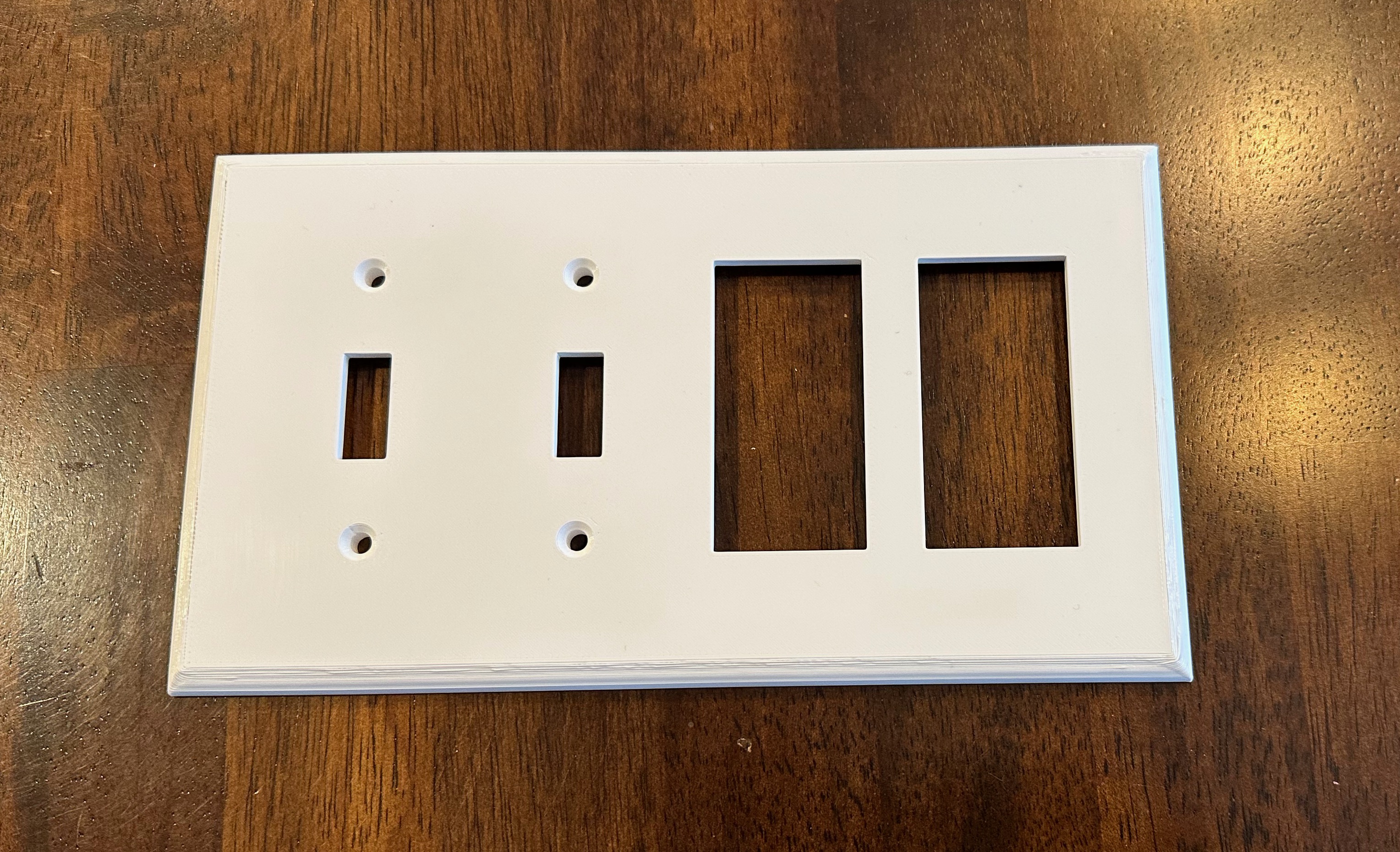 4 Gang Switch Plate (2 Toggle & 2 Paddle) by Foobar54 | Download free ...