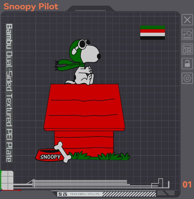 Snoopy Pilot by wizard7741 | Download free STL model | Printables.com