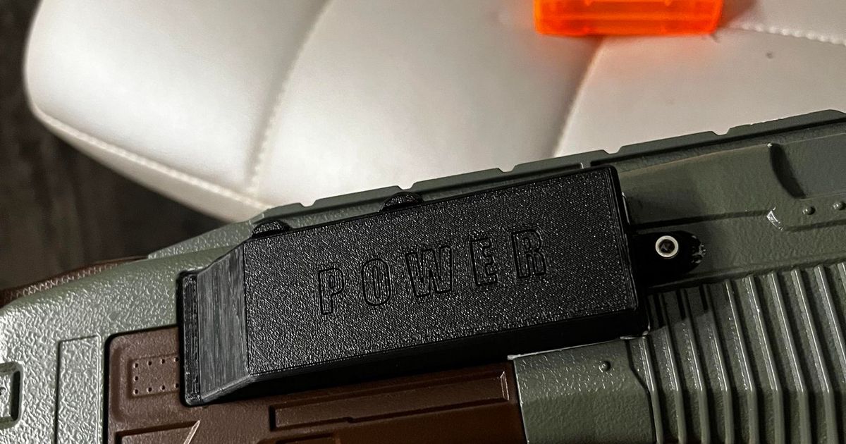 Nerf Desolator Extended Battery Door by Chris Ostrom | Download free ...