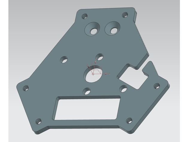 Flsun Q5 Baseplate Effector Base for designing or manufacturing by ...